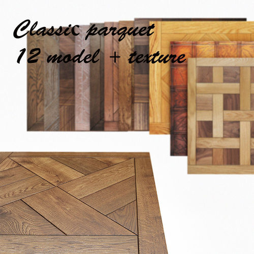 Classic parquet 12 3D model | CGTrader