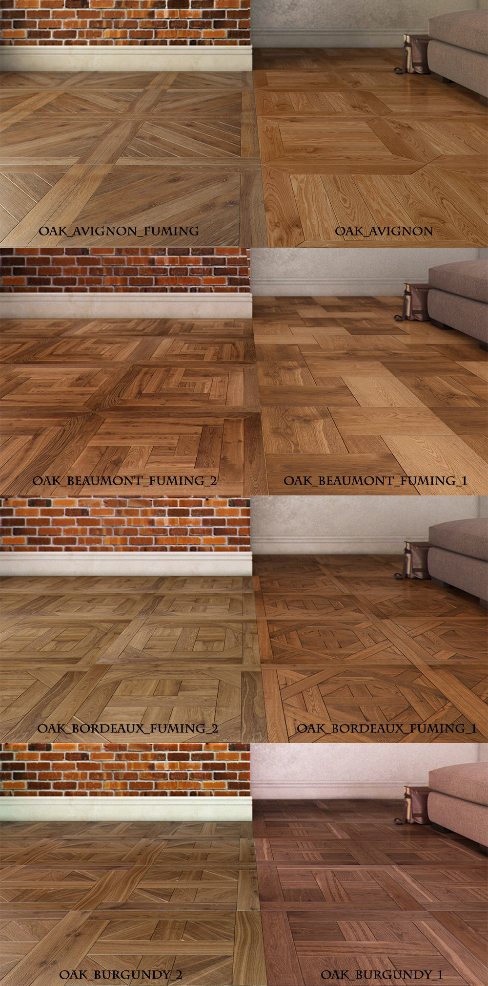 Classic parquet 14 3D model | CGTrader