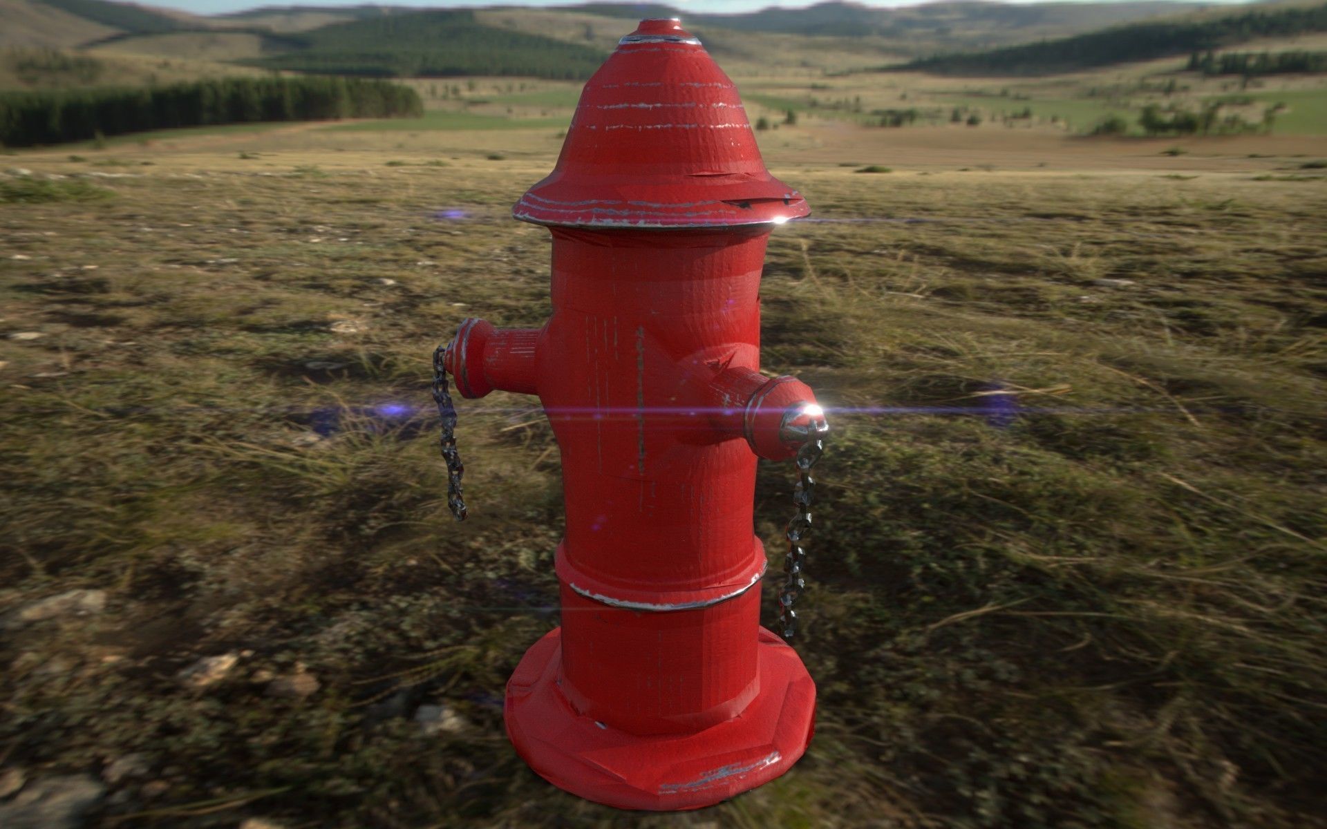 Civil hydrant free VR / AR / low-poly 3D model | CGTrader