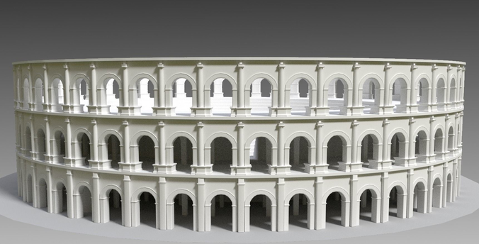 Roman amphitheatre 3D model | CGTrader