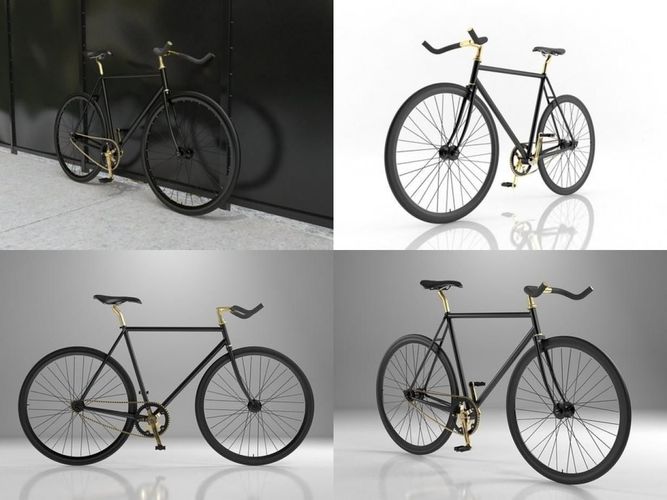 Fixie Bike 3D model | CGTrader