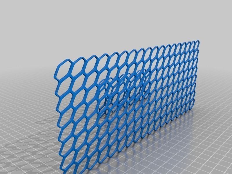 Planar and cilindrical mesh 3d pattern free 3D model 3D printable ...