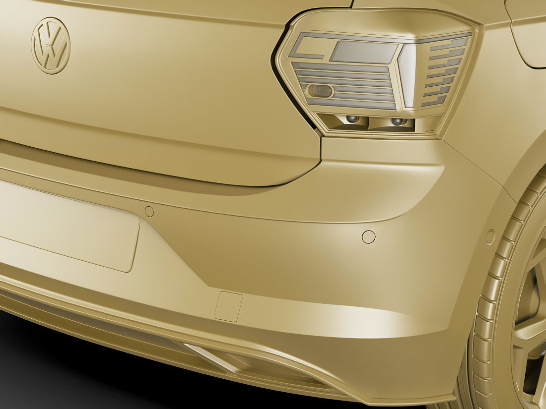 Volkswagen Polo 2018 R-line 3D model | CGTrader