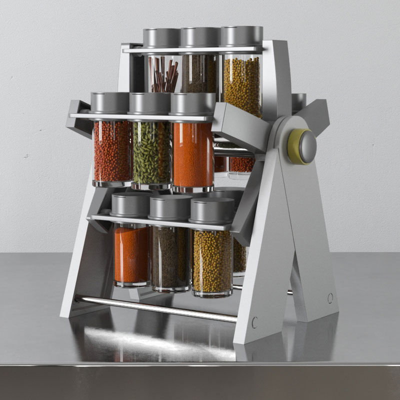 3D spice rack 27 am145 | CGTrader