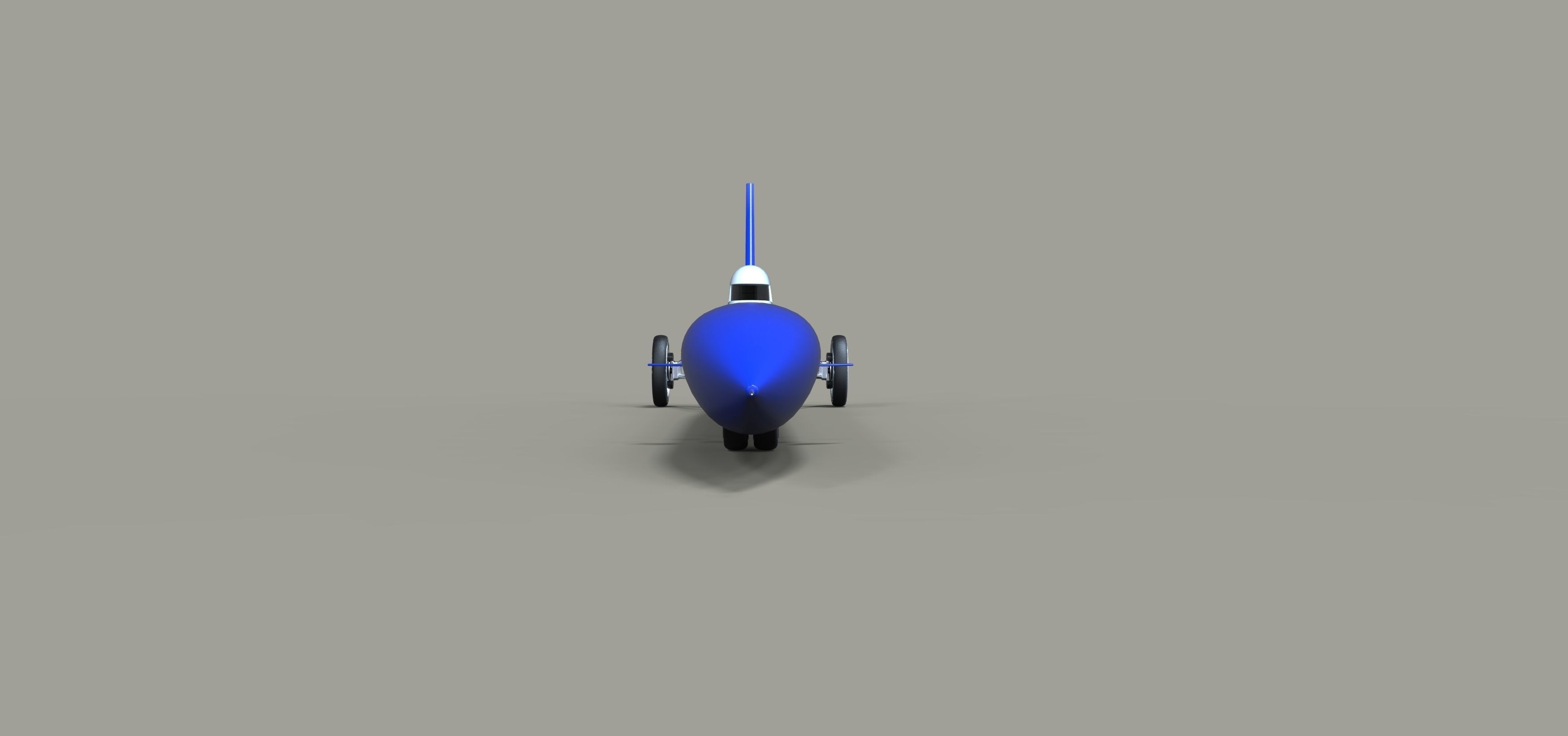 Blue Flame jet car 3D model | CGTrader