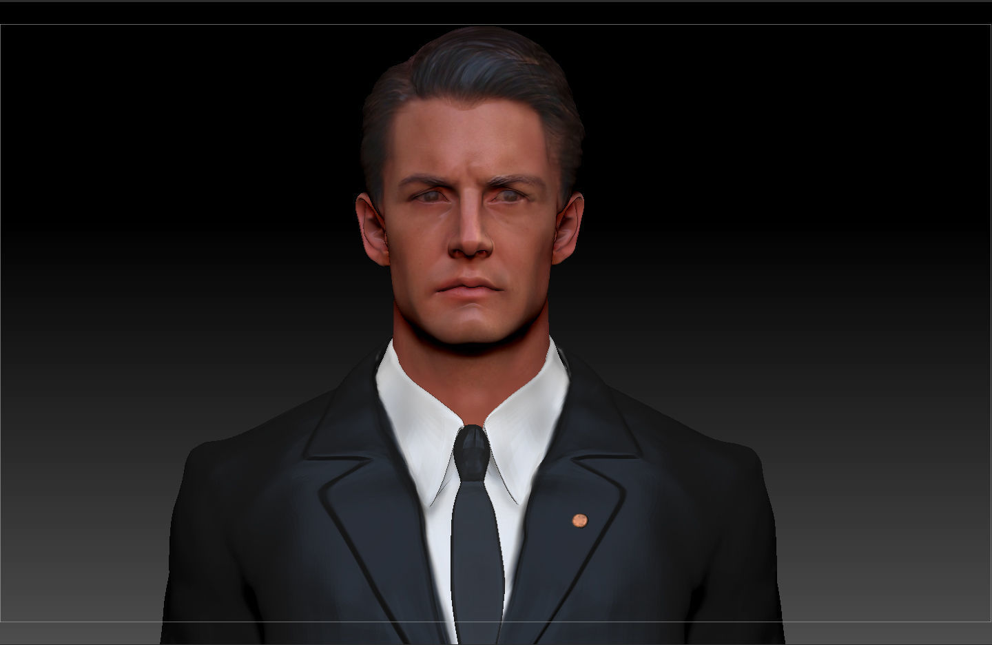 Dale Cooper Twin Peaks Kyle Maclachlan 3d model 3D model | CGTrader