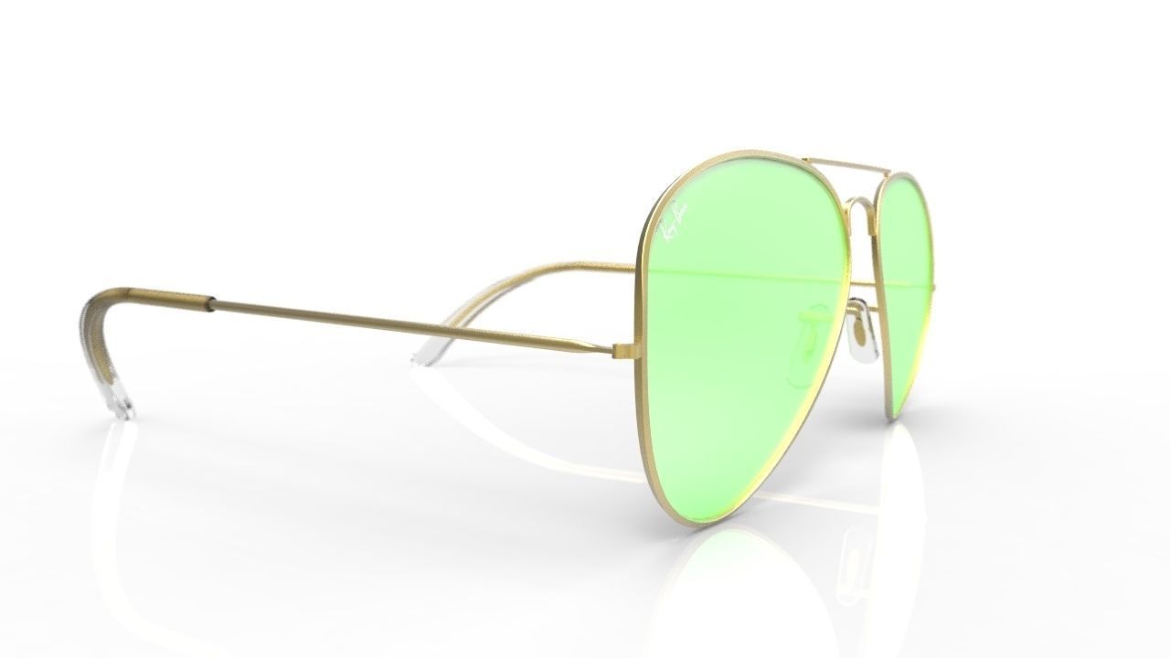 Ray Ban Aviators 3D model | CGTrader