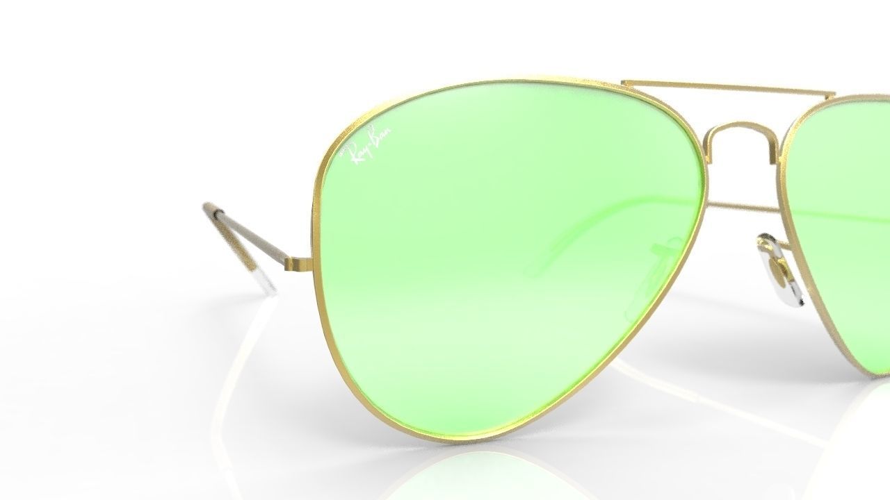 Ray Ban Aviators 3D model | CGTrader