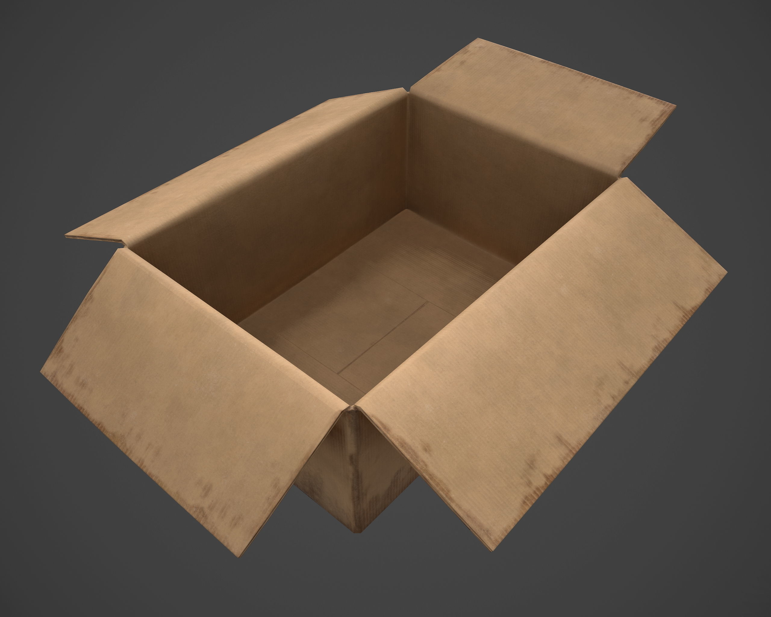 3D model Carboard Box VR / AR / low-poly | CGTrader