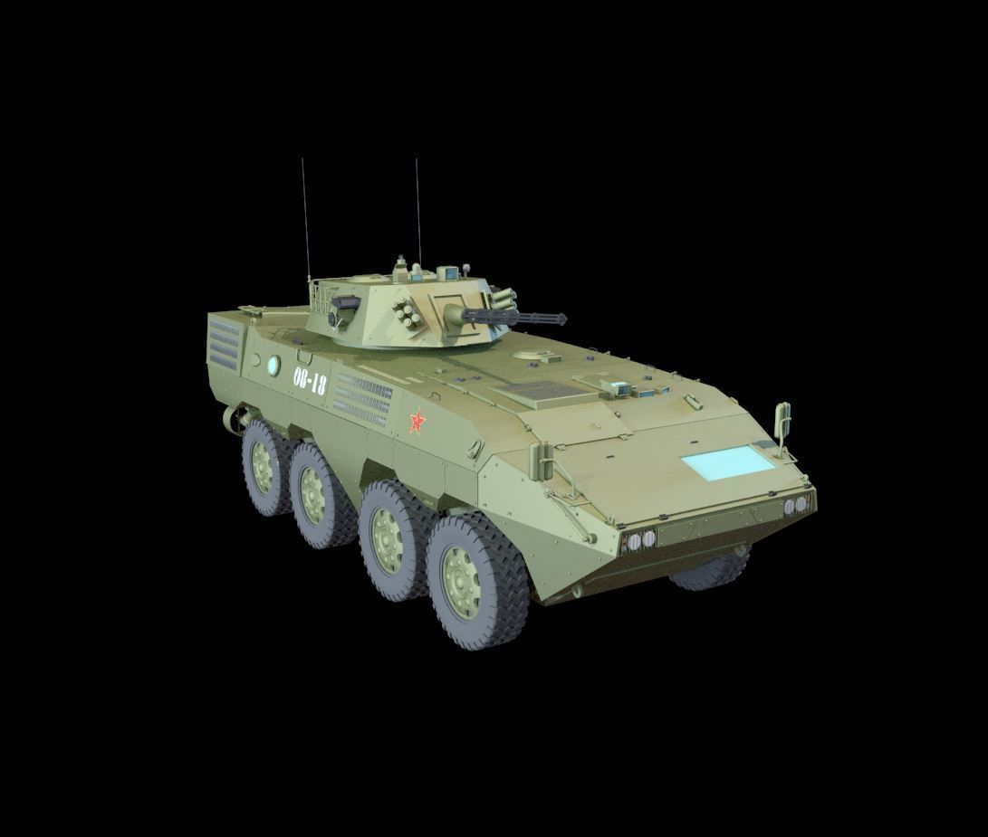ZBL 09 8X8 infantry vehicle 3D model | CGTrader