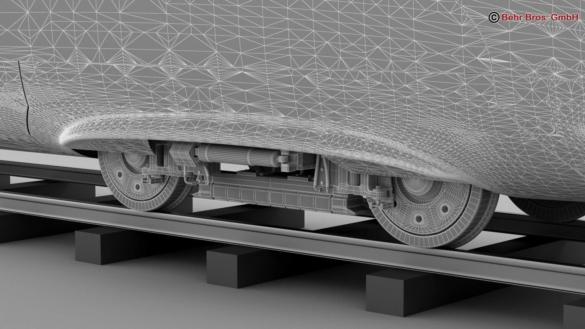ICE 4 BR412 3D model rigged | CGTrader