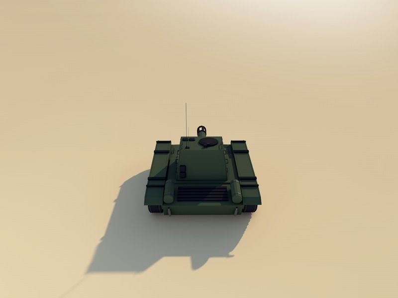 3D model Cartoon Low Poly Tank VR / AR / low-poly animated | CGTrader