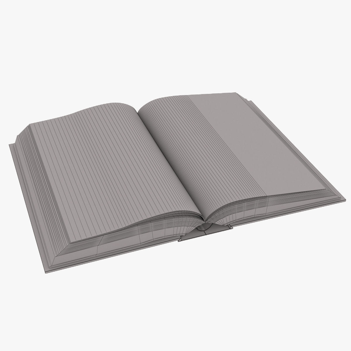 Blank Book 3D model | CGTrader