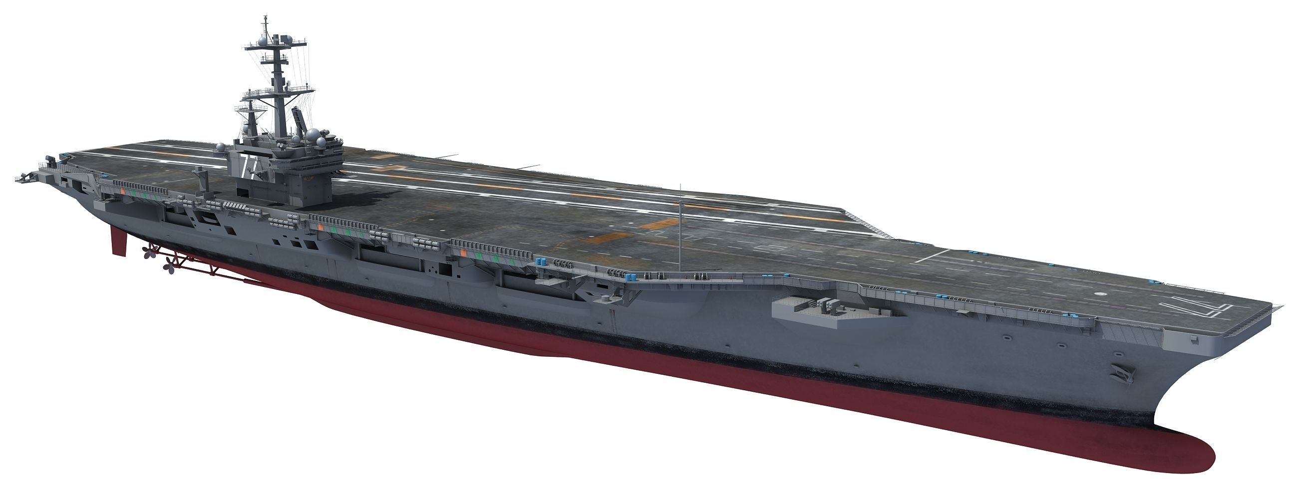 USS George H W Bush Aircraftcarrier CVN-77 3D model | CGTrader