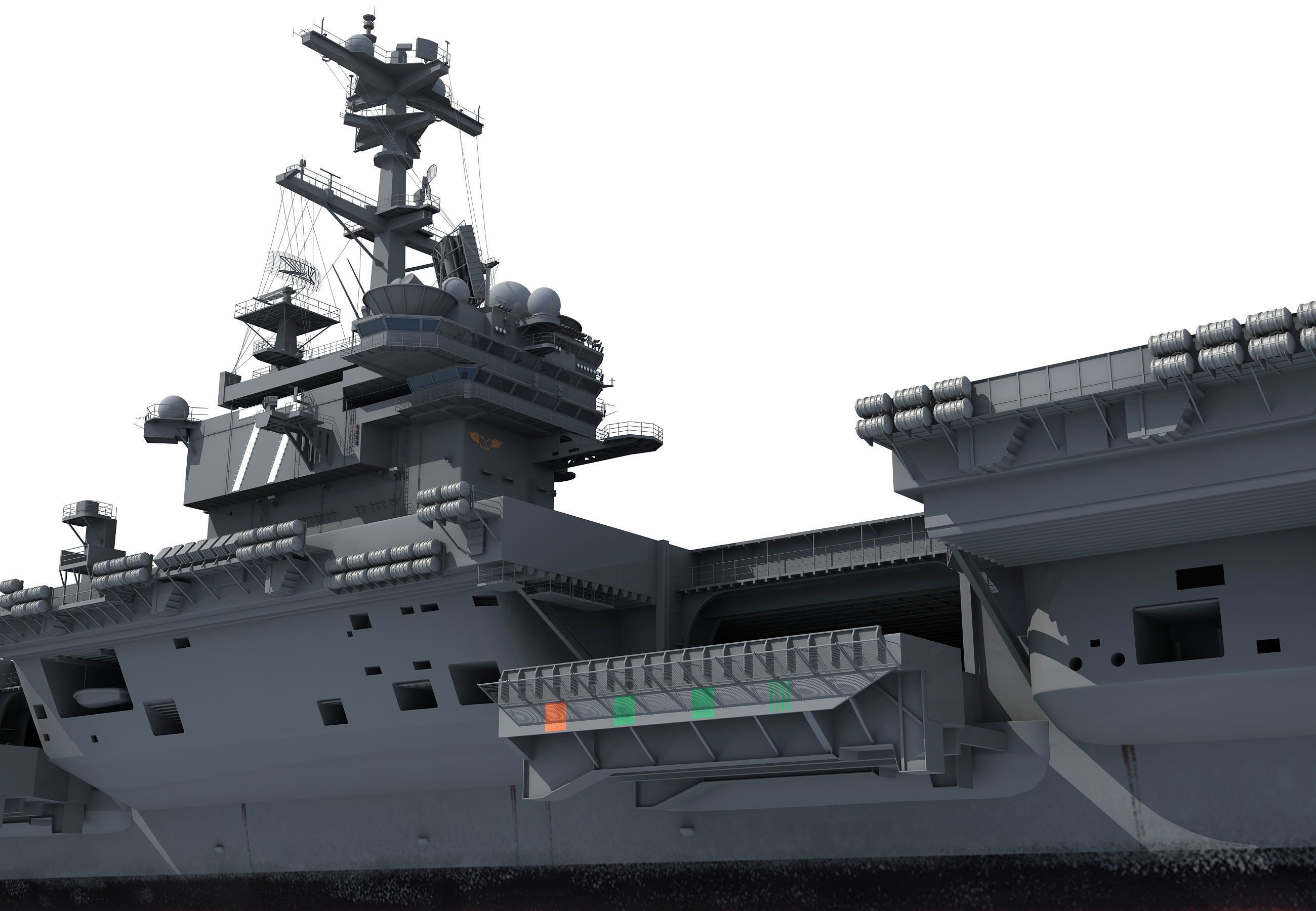 USS George H W Bush Aircraftcarrier CVN-77 3D model | CGTrader