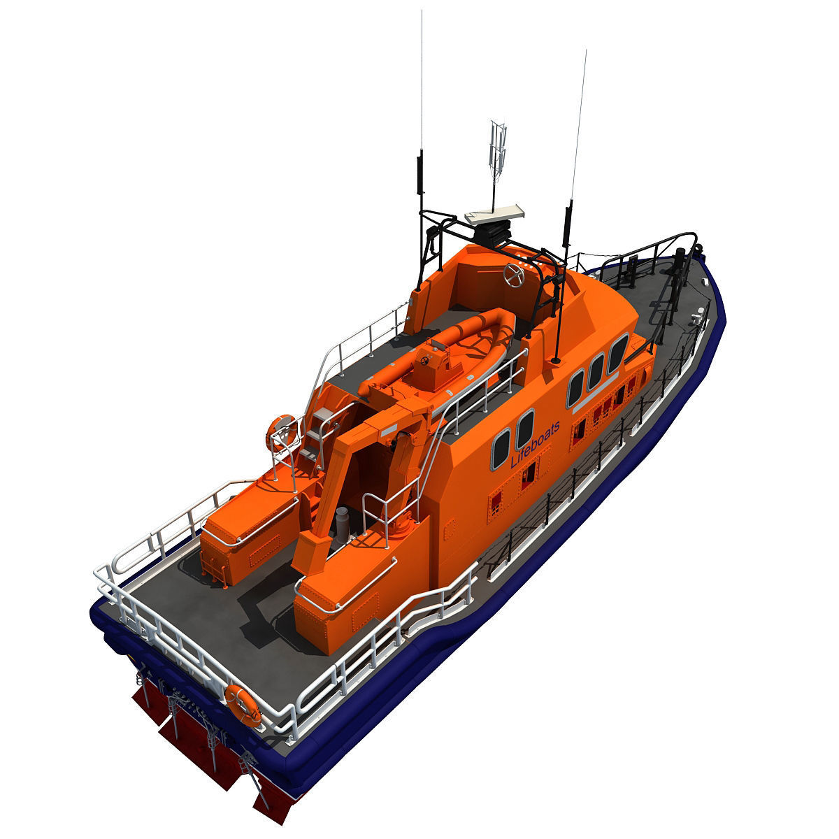 Severn Class Lifeboat 3D model | CGTrader