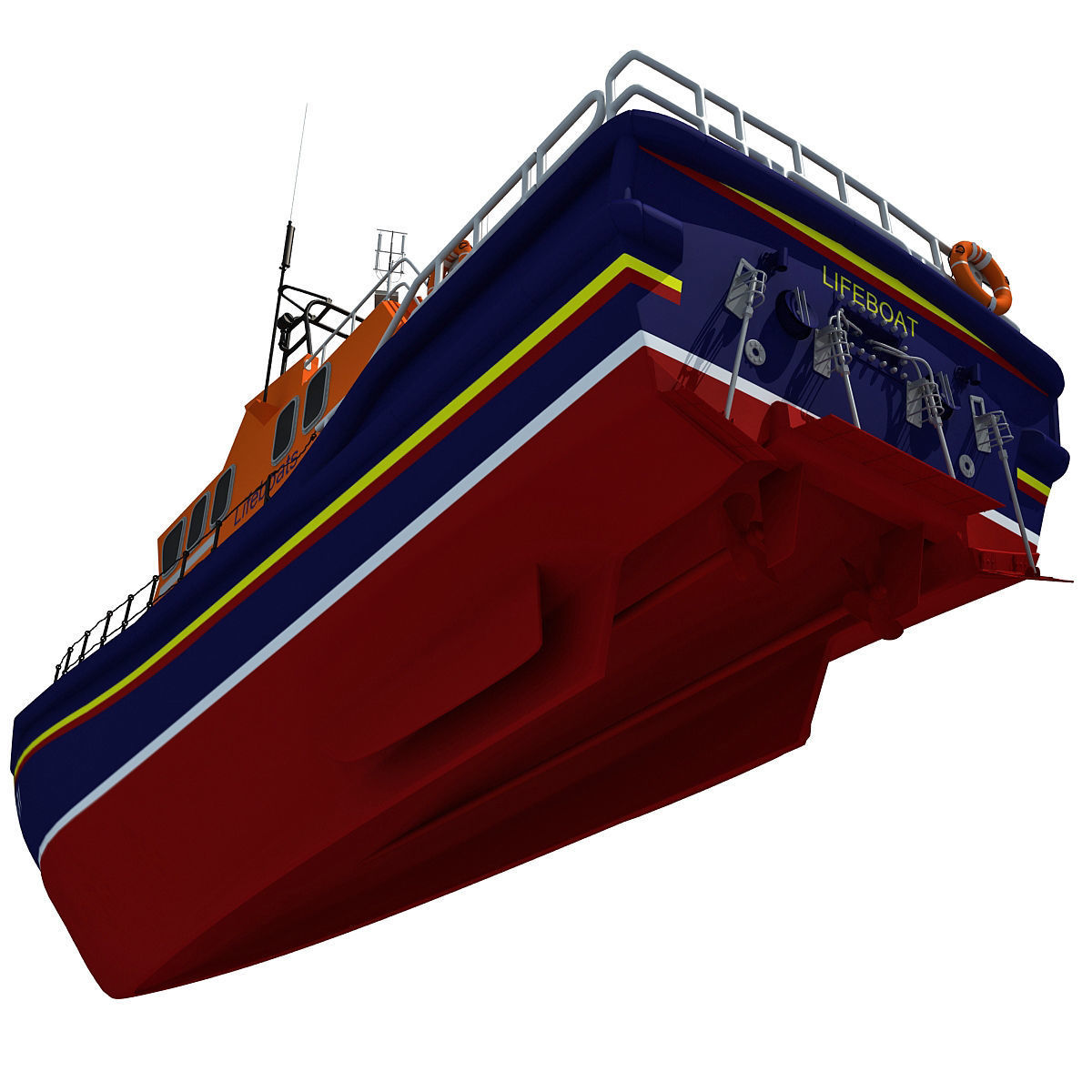 Severn Class Lifeboat 3D model | CGTrader