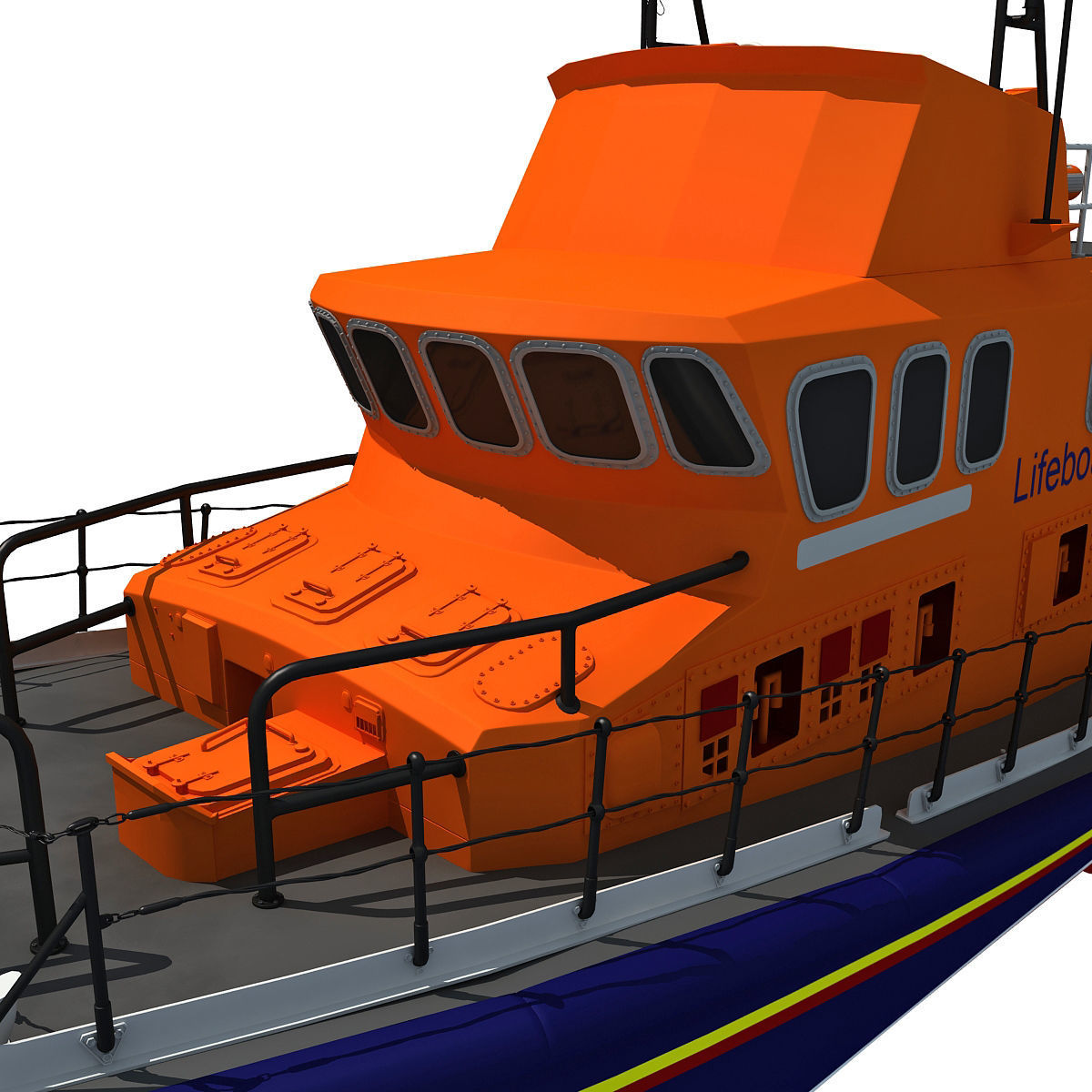 Severn Class Lifeboat 3D model | CGTrader