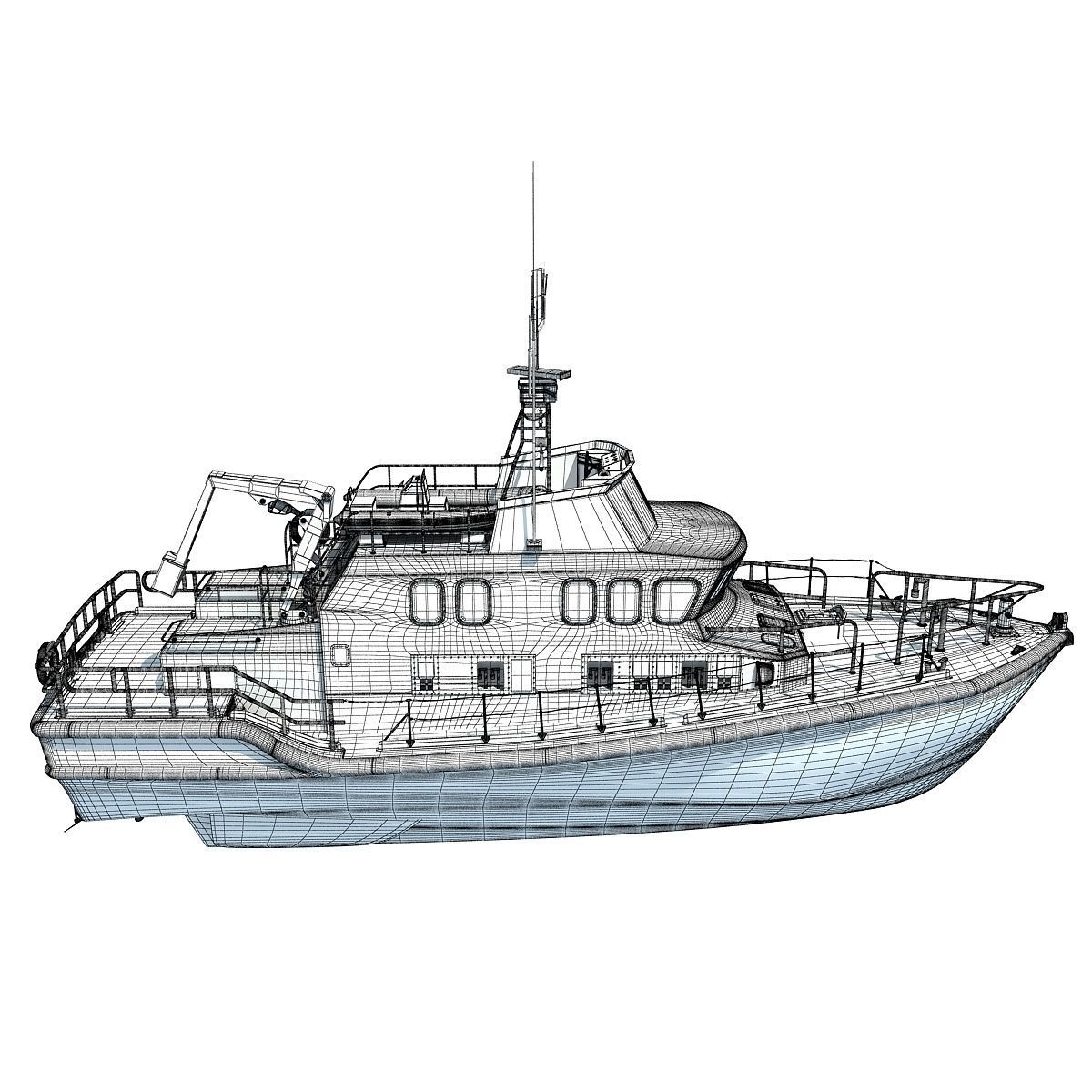 Severn Class Lifeboat 3D model | CGTrader