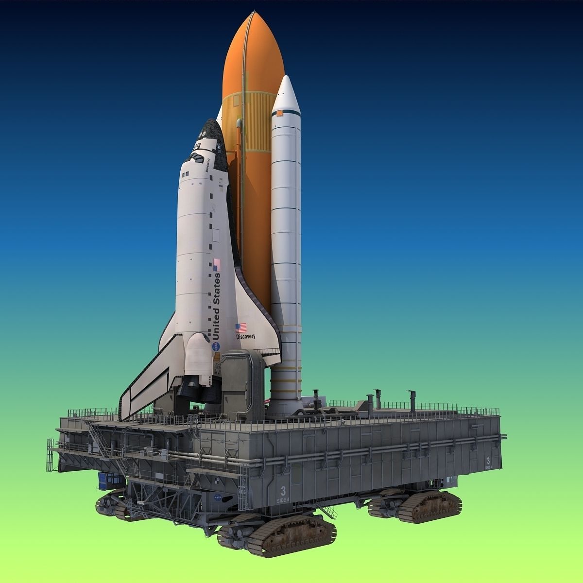 NASA Shuttle Launch Pad 3D model | CGTrader