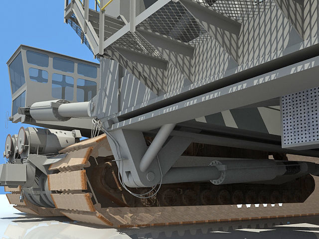 NASA Shuttle Crawler Transporter 3D model | CGTrader