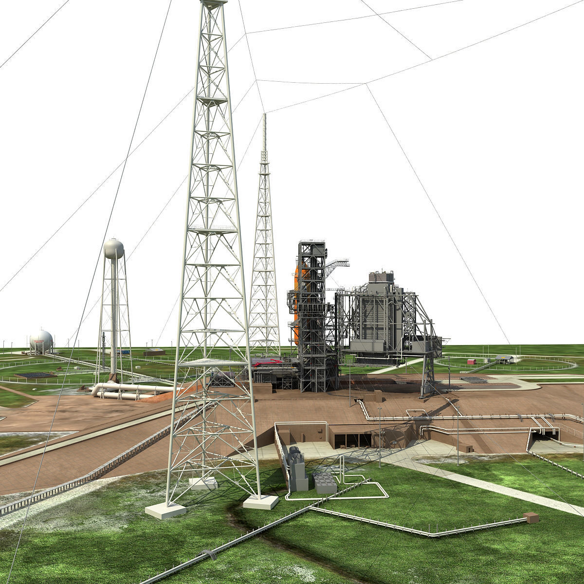 NASA Launch Complex 39B 3D model | CGTrader