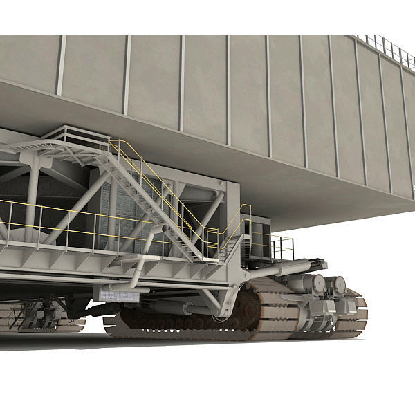 NASA Crawler with Mobile Launch Platform 3D model | CGTrader