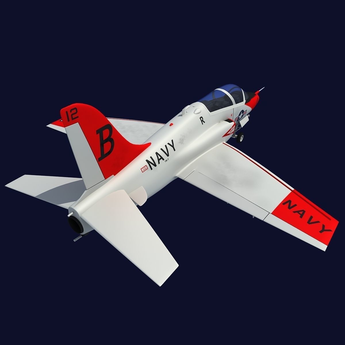 McDonnell Douglas T-45 Goshawk 3D model | CGTrader