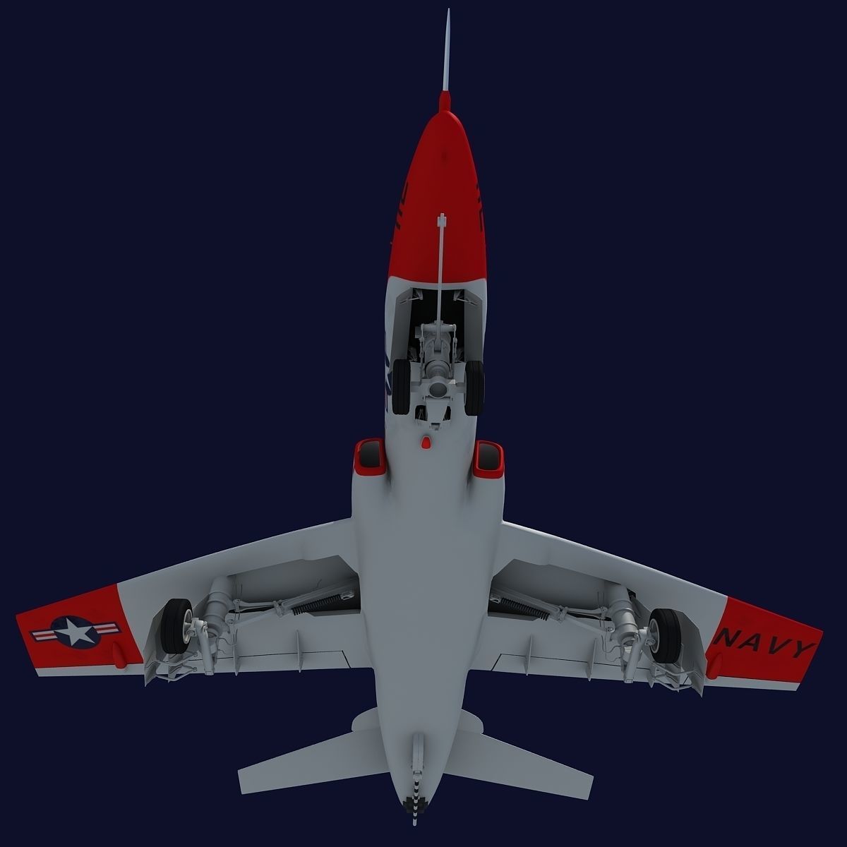 McDonnell Douglas T-45 Goshawk 3D model | CGTrader