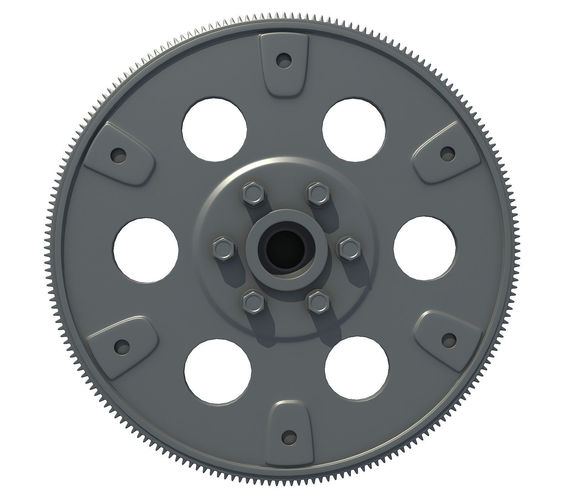 Engine Flywheel 2 3D model | CGTrader