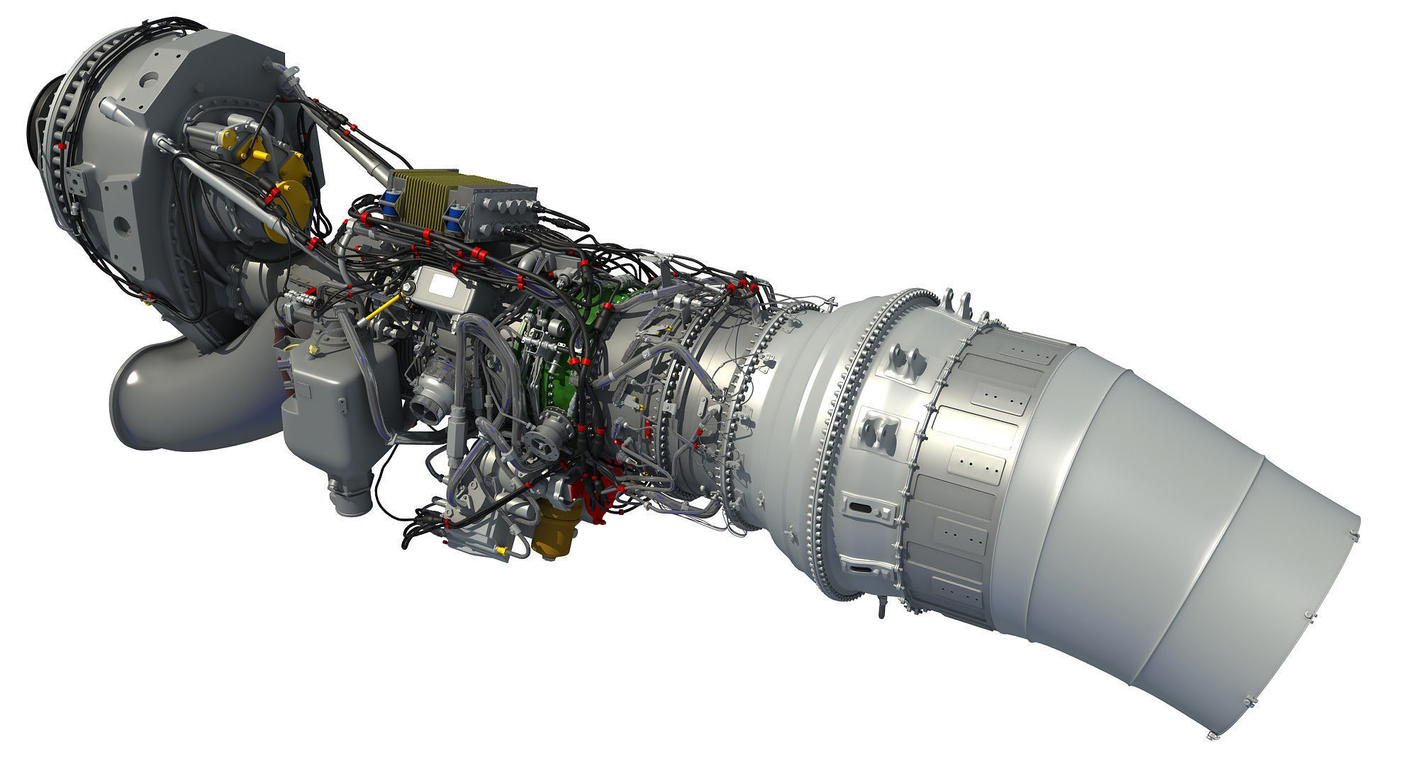 Europrop TP400-D6 Turboprop Engine 3D model | CGTrader