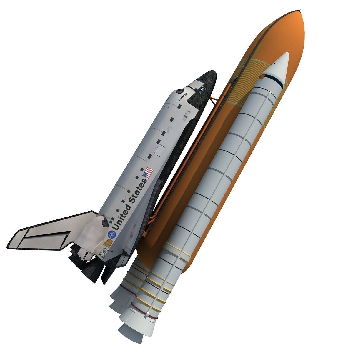Nasa Discovery Space Shuttle 3D model | CGTrader