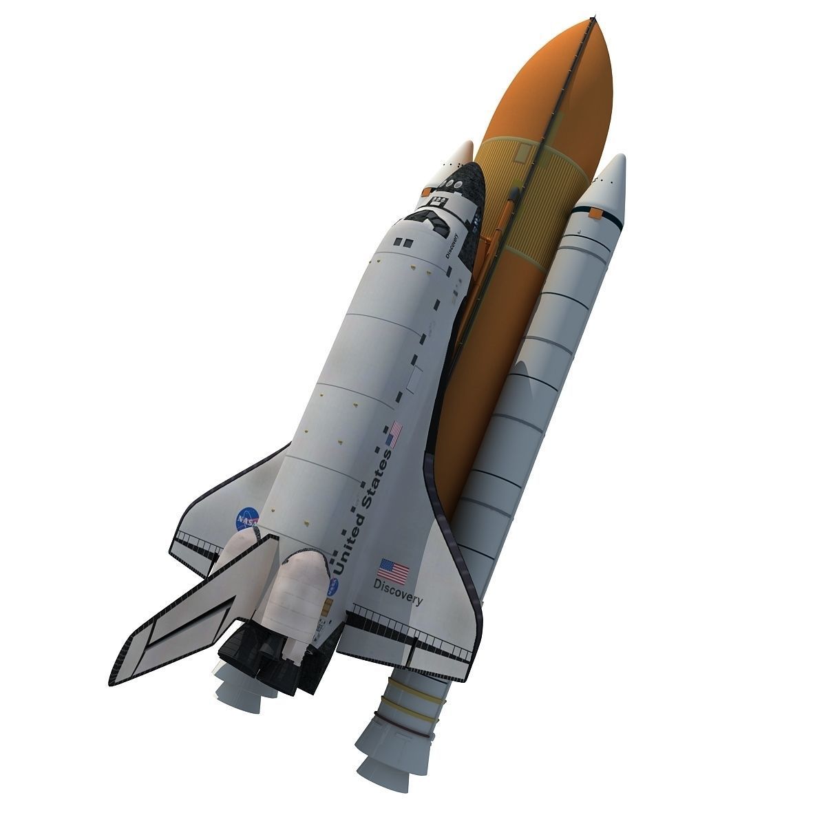 Nasa Discovery Space Shuttle 3D model | CGTrader