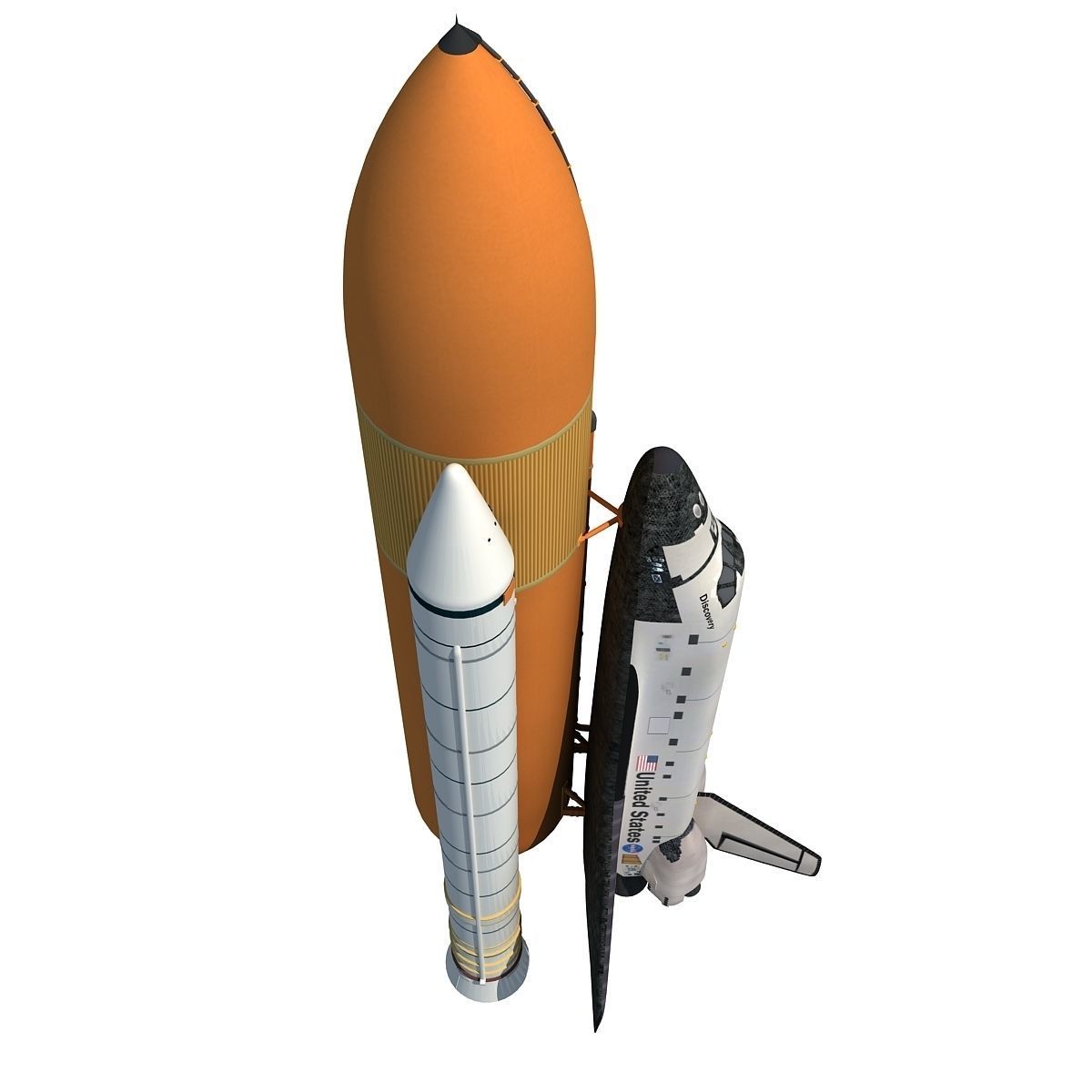 Nasa Discovery Space Shuttle 3D model | CGTrader