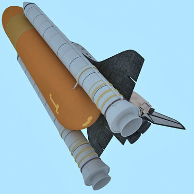 Challenger Space Shuttle 3D model | CGTrader