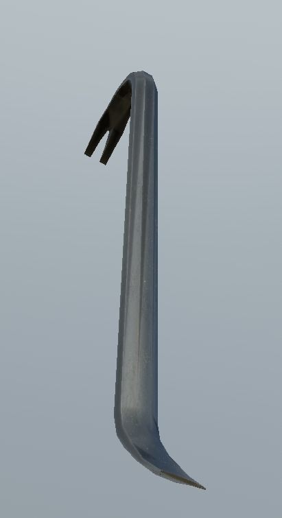 3D model Crowbar low-poly game ready VR / AR / low-poly | CGTrader