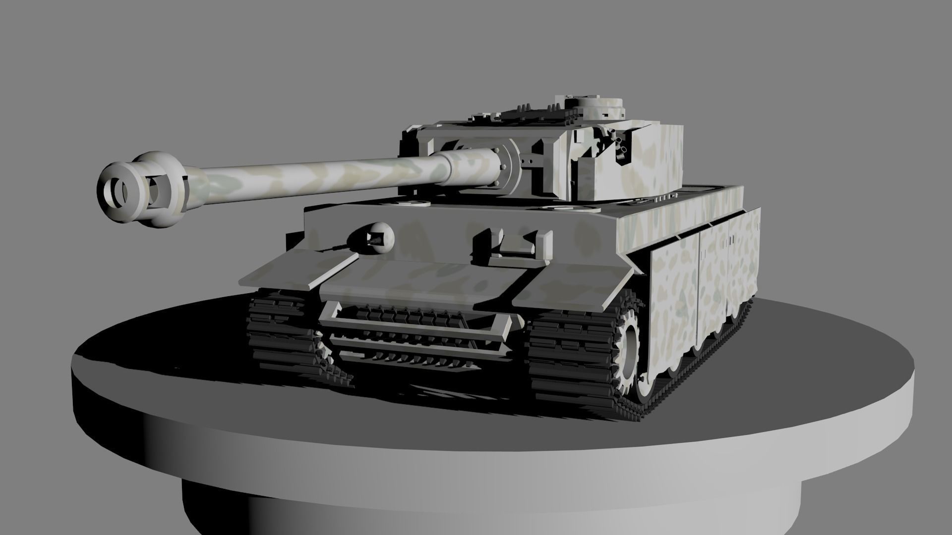 tank tiger 3D model 3D printable | CGTrader