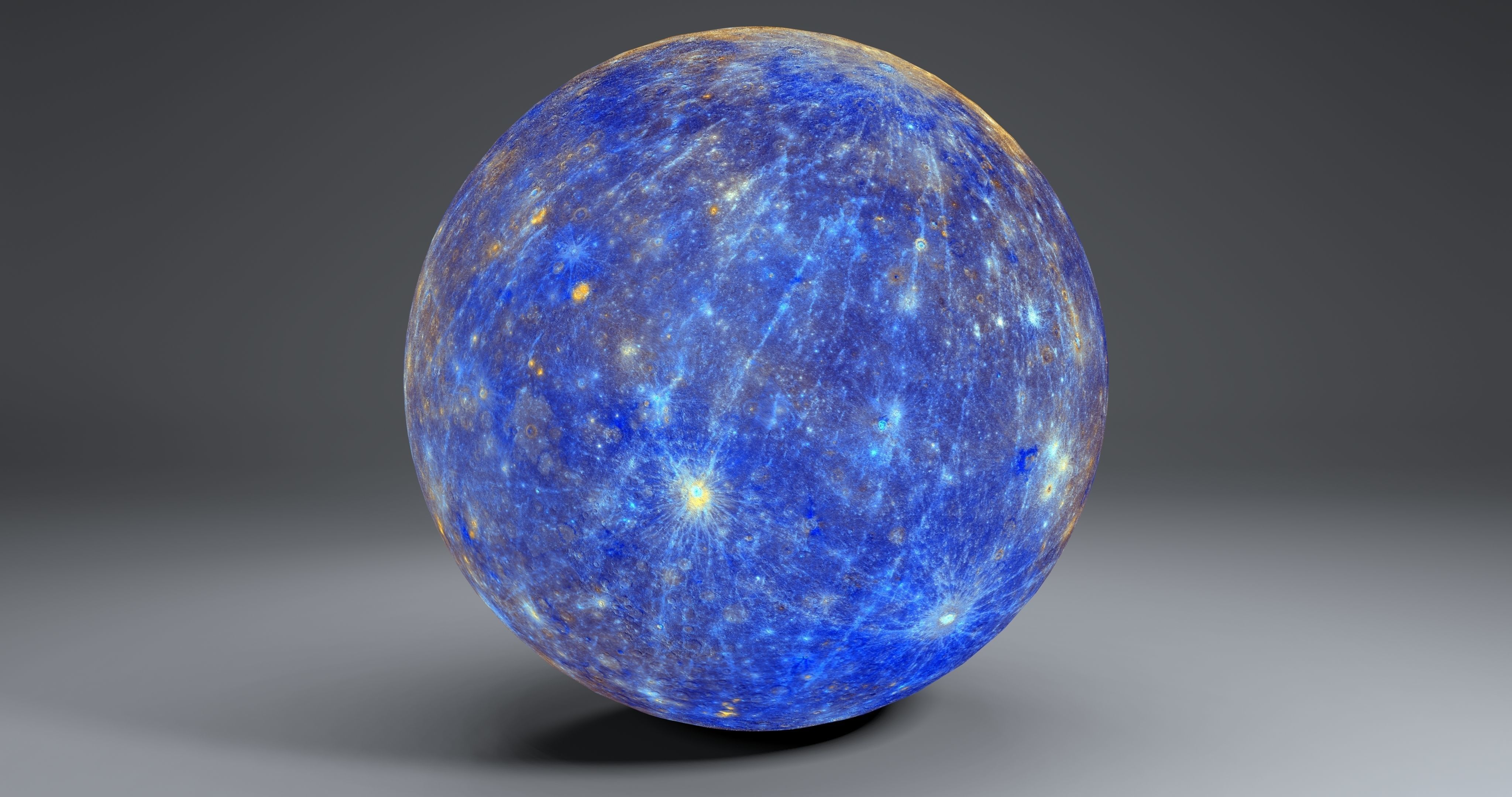 Mercury 11k Globe 3D model | CGTrader