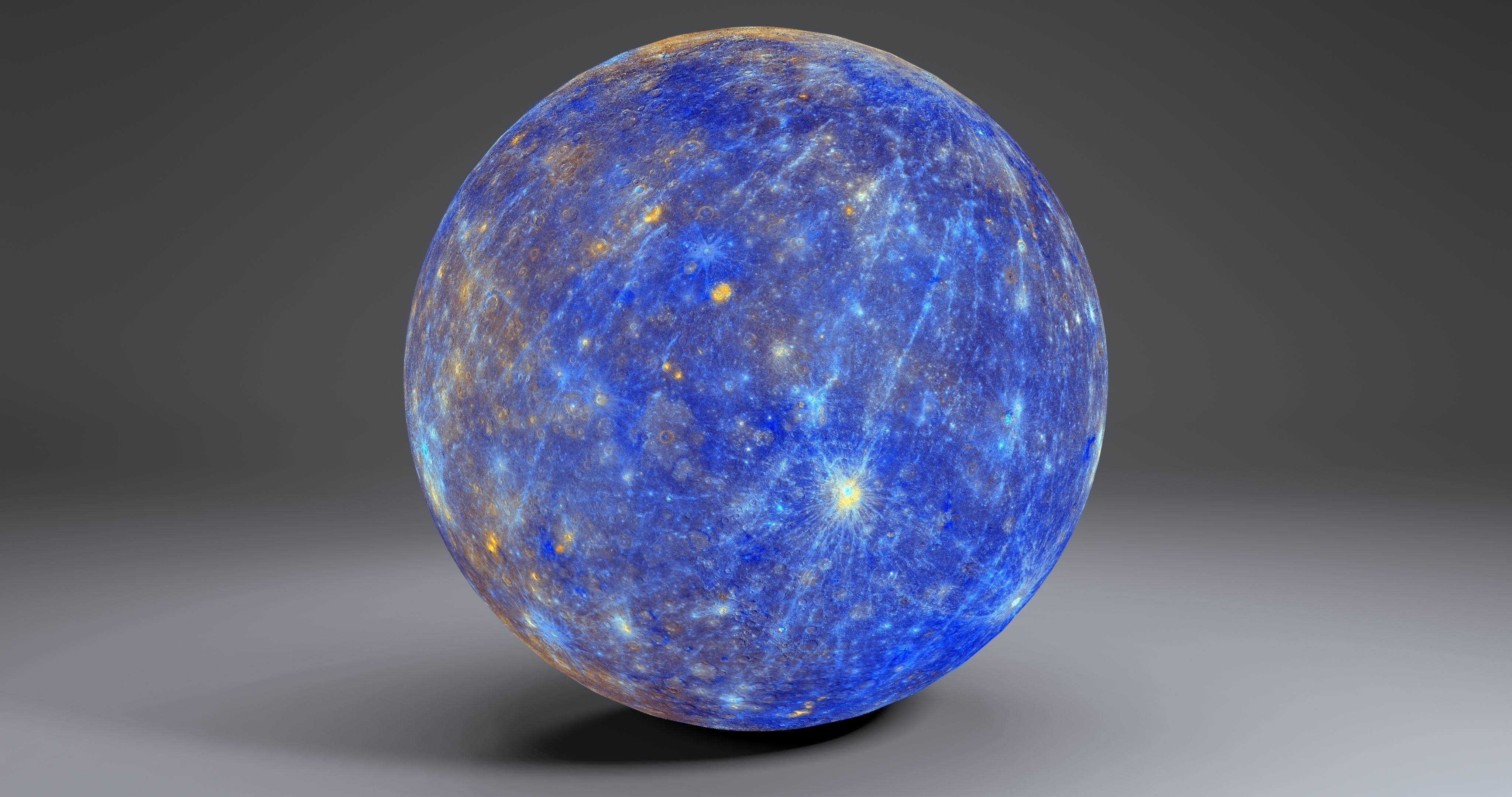 Mercury 11k Globe 3D model | CGTrader