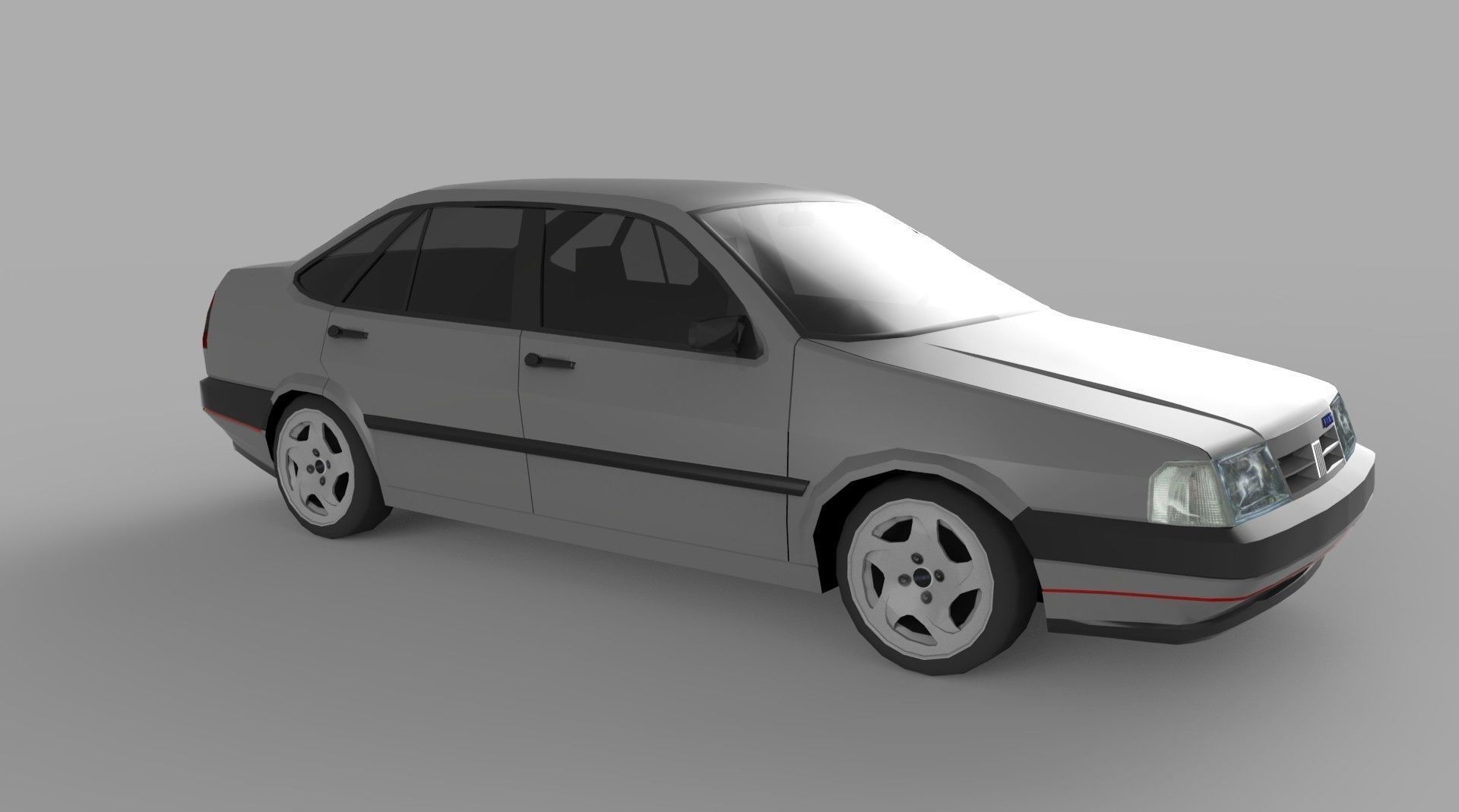 Fiat Tempra 1992 Low Poly Model 3D model | CGTrader