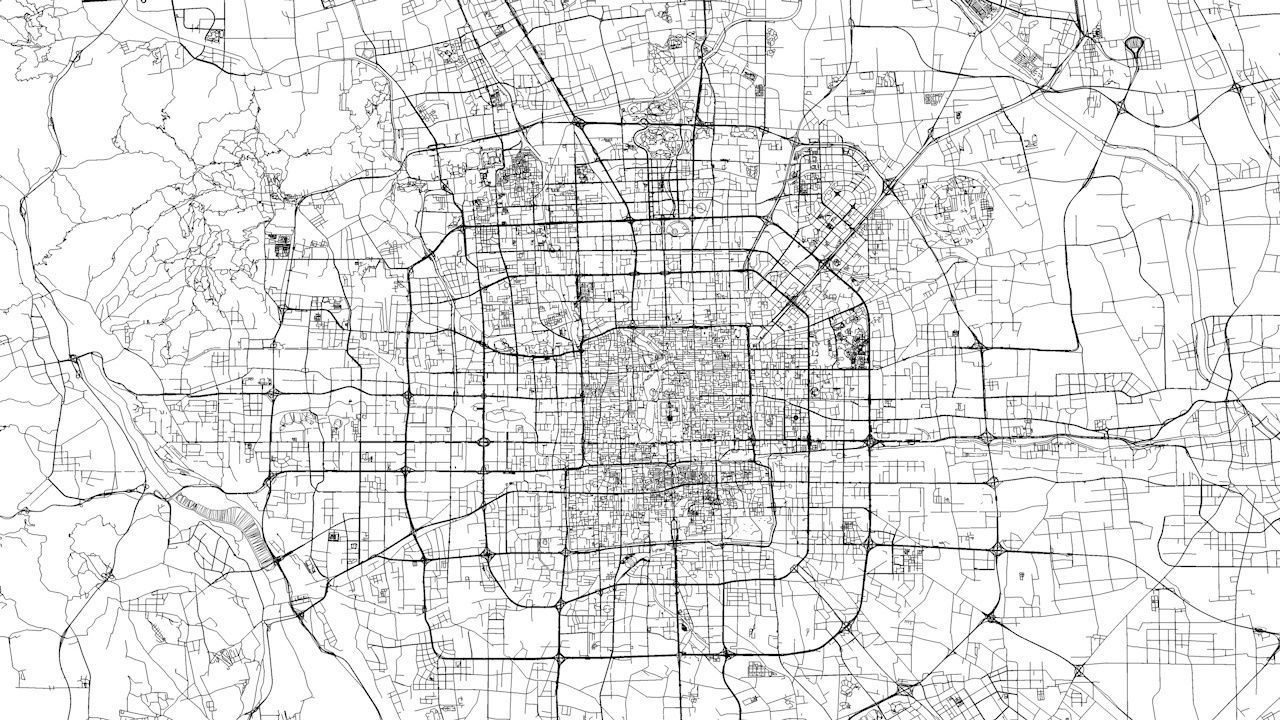 Beijing Road Network and Streets 3D model | CGTrader