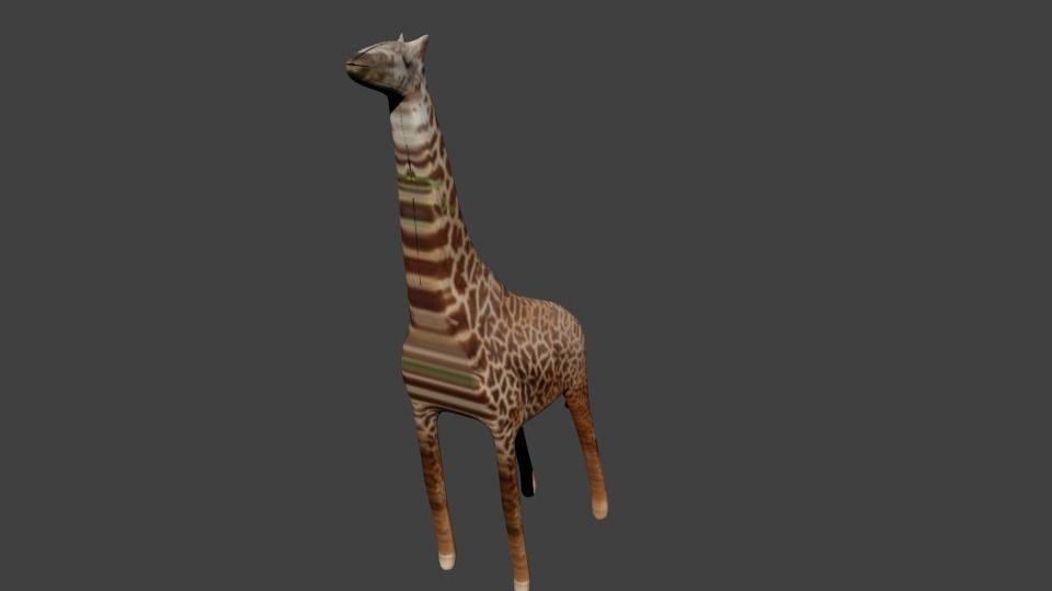 3D model Giraffe Low-poly VR / AR / low-poly | CGTrader