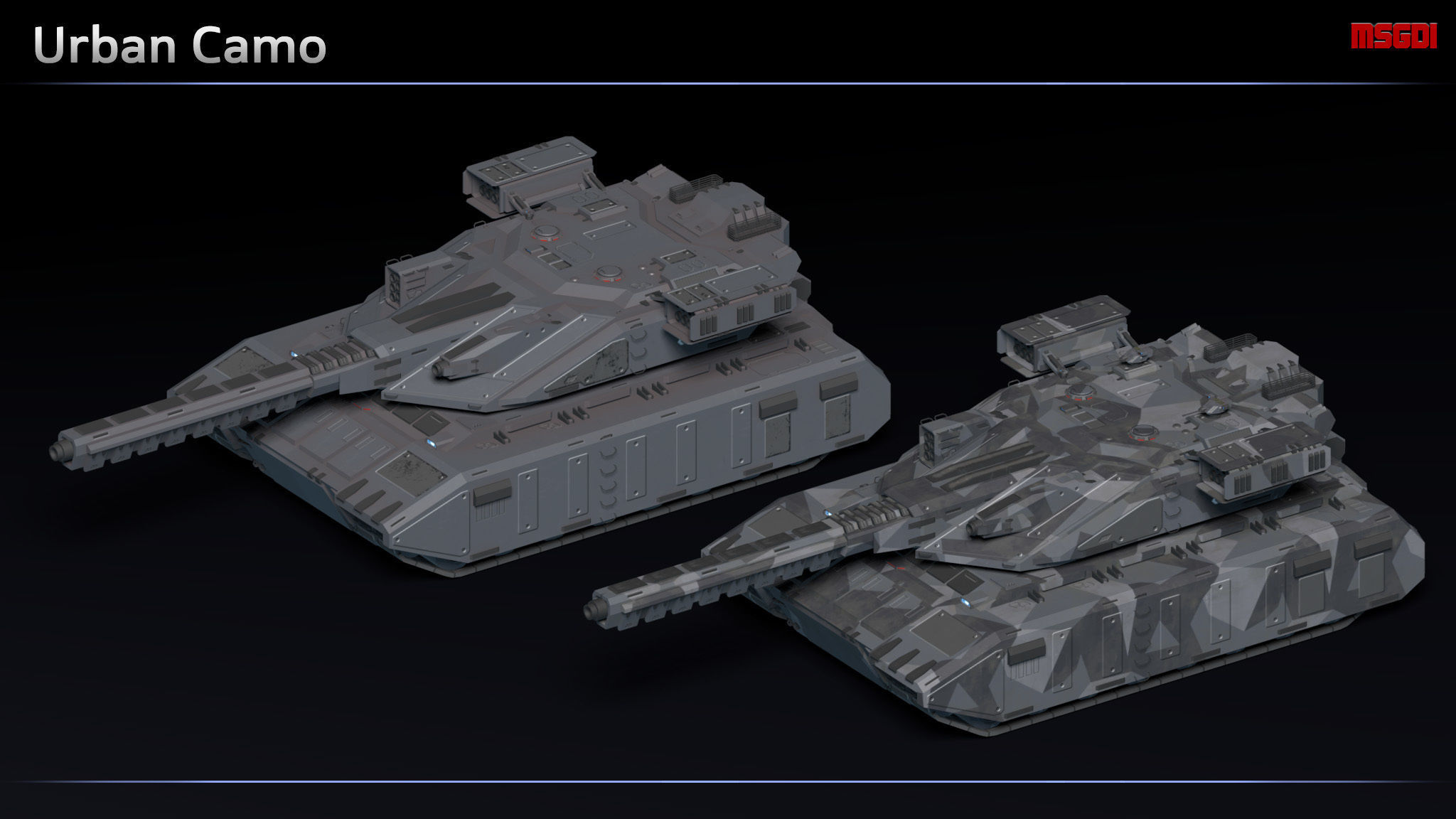 3D model Scifi Overlord Siege Tank VR / AR / low-poly | CGTrader