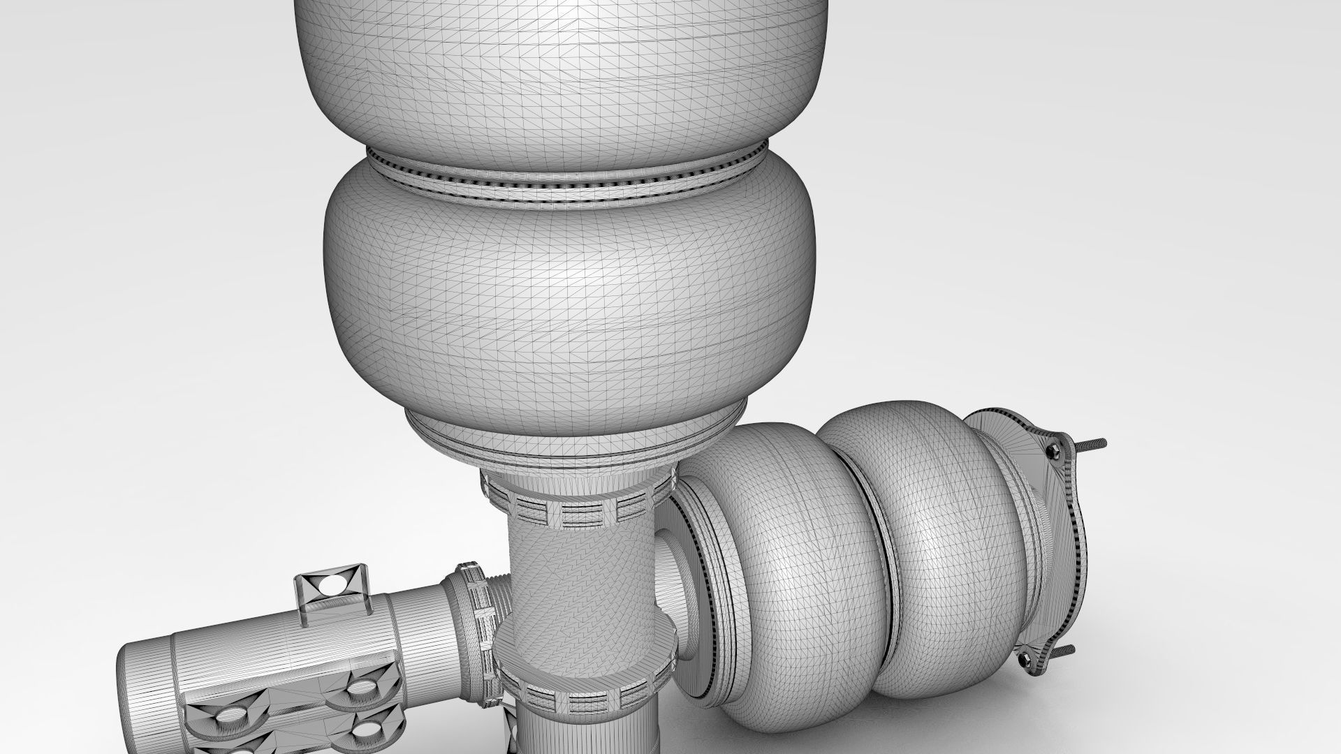 3D model Air Suspension Bag Coilover VR / AR / low-poly | CGTrader