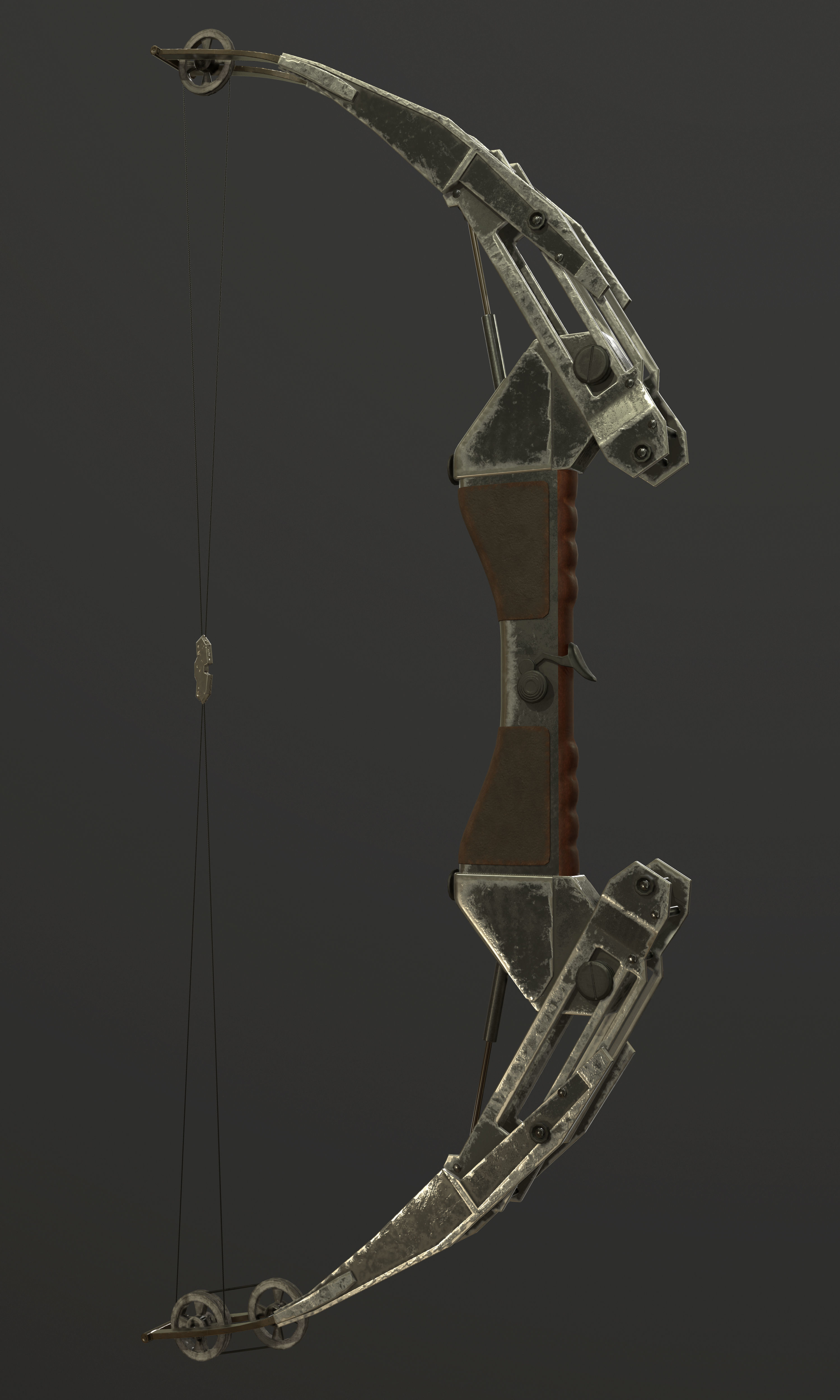 3D model Pneumatic bow prototype - lowpoly 3d model VR / AR / low-poly ...