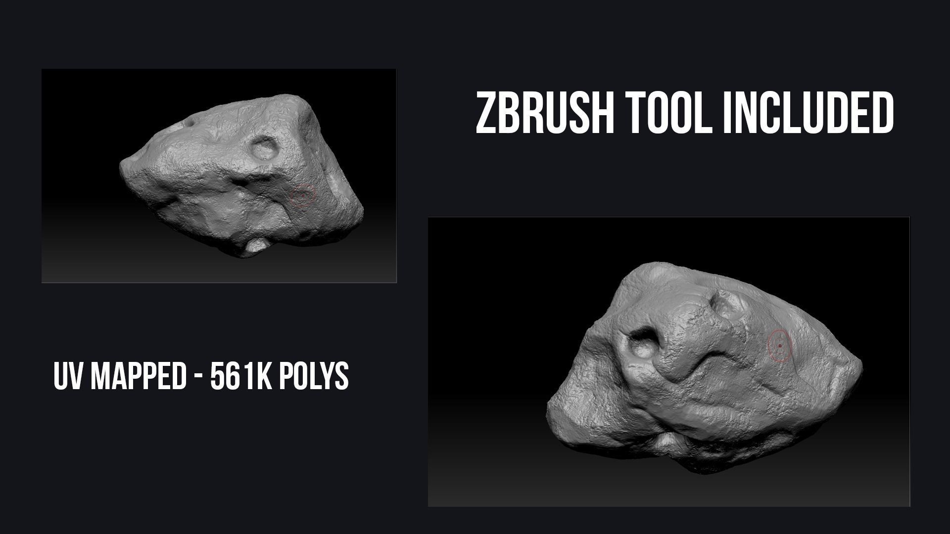 Ice Asteroid 3D model | CGTrader