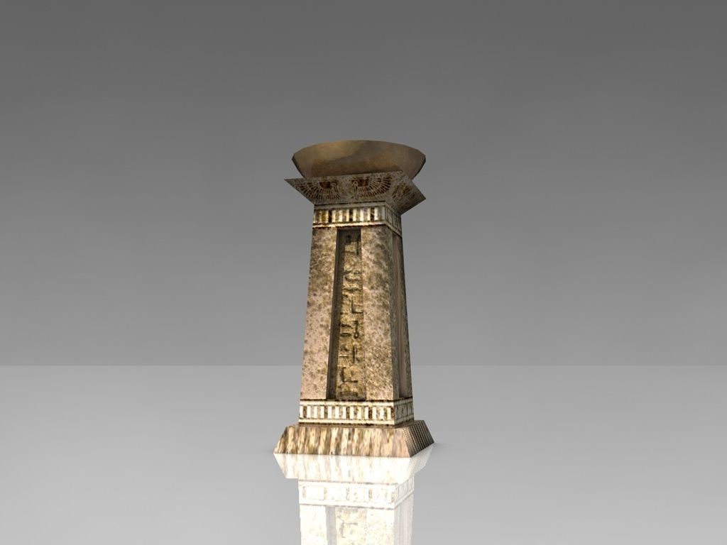 3D model Ancient Egyptian brazier VR / AR / low-poly | CGTrader