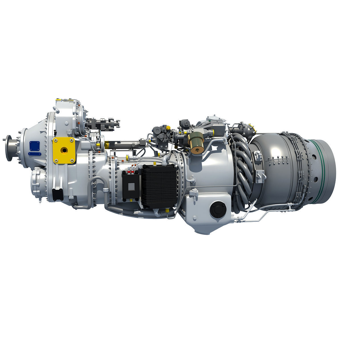 Set of Turboprop Engines 3D model | CGTrader