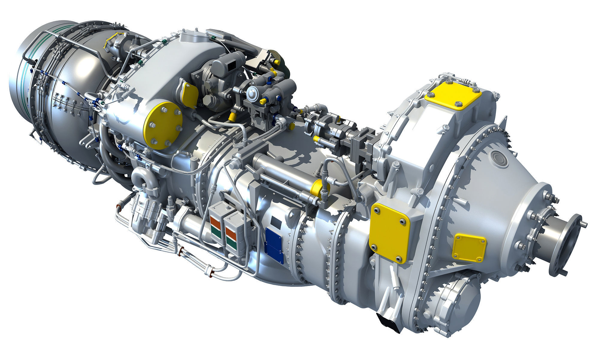 Set of Turboprop Engines 3D model | CGTrader
