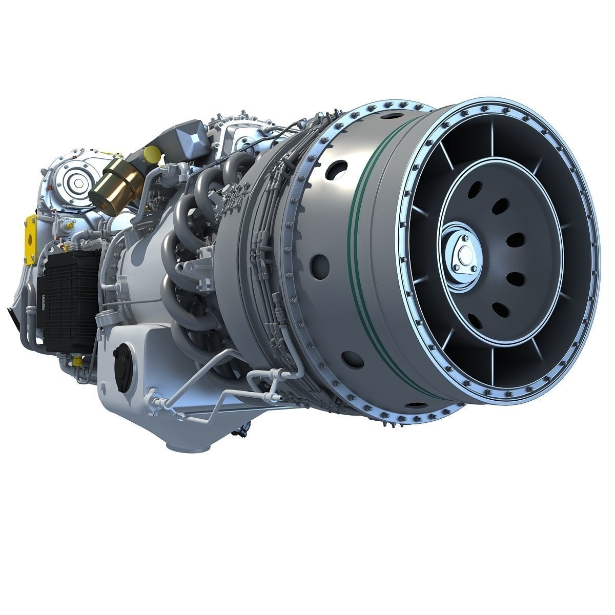 Set of Turboprop Engines 3D model | CGTrader